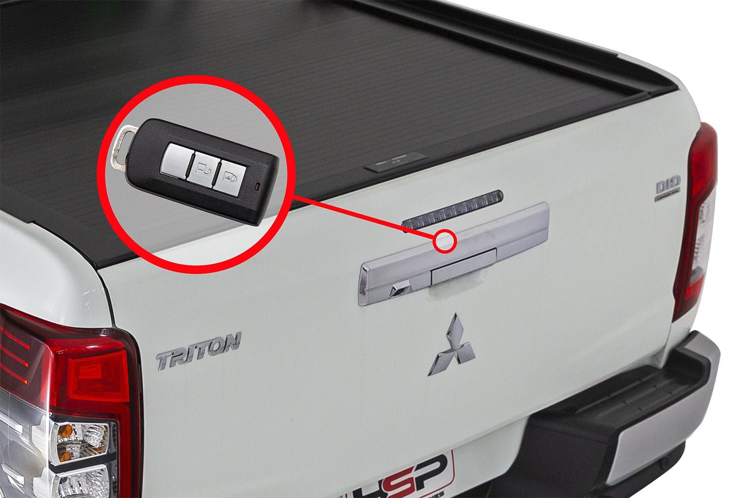 HSP Mitsubishi Triton MQ MR Narrow Handle Tailgate Central Locking Kit ...